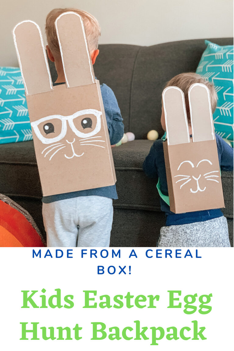 Easter Egg Hunt Backpacks - CraftMonsterz Cardboard Activities