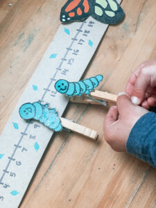 Caterpillar To Butterfly Kids Counting Game - CraftMonsterz
